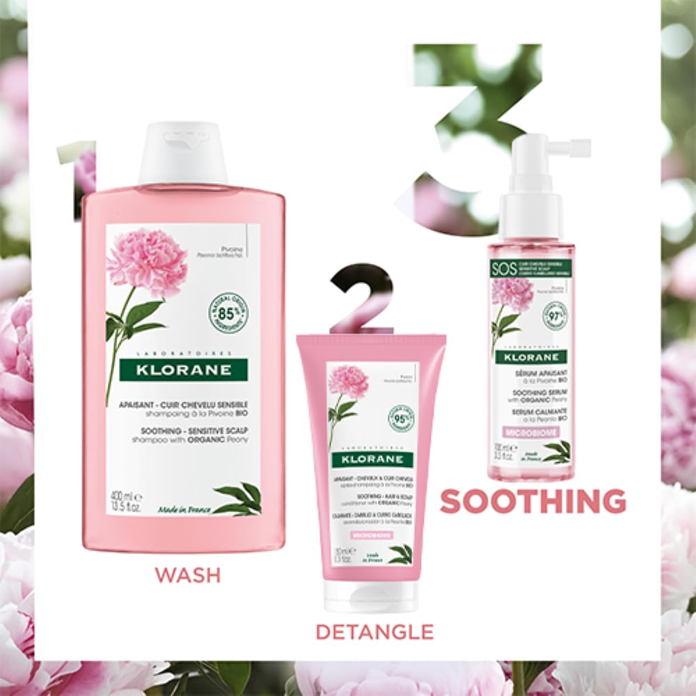 Klorane Soothing Scalp Serum with Peony, 3.4 fl. oz.