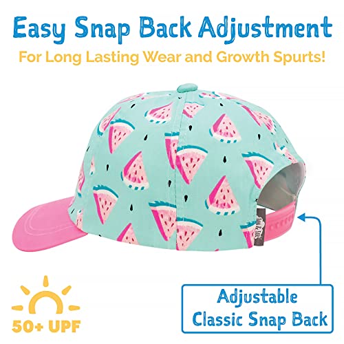 JAN & JUL Baby Toddler Base-Ball Cap with Sun Protection (Parrot, 6-24 Months)