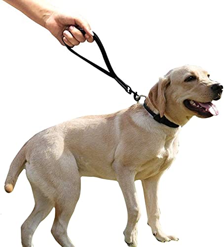 CHMETE Short Dog Leash Heavy Duty Dog Leash with Comfortable Padded Handle Reflective Training Dog leashes for Medium Large Dogs Up to 80lbs