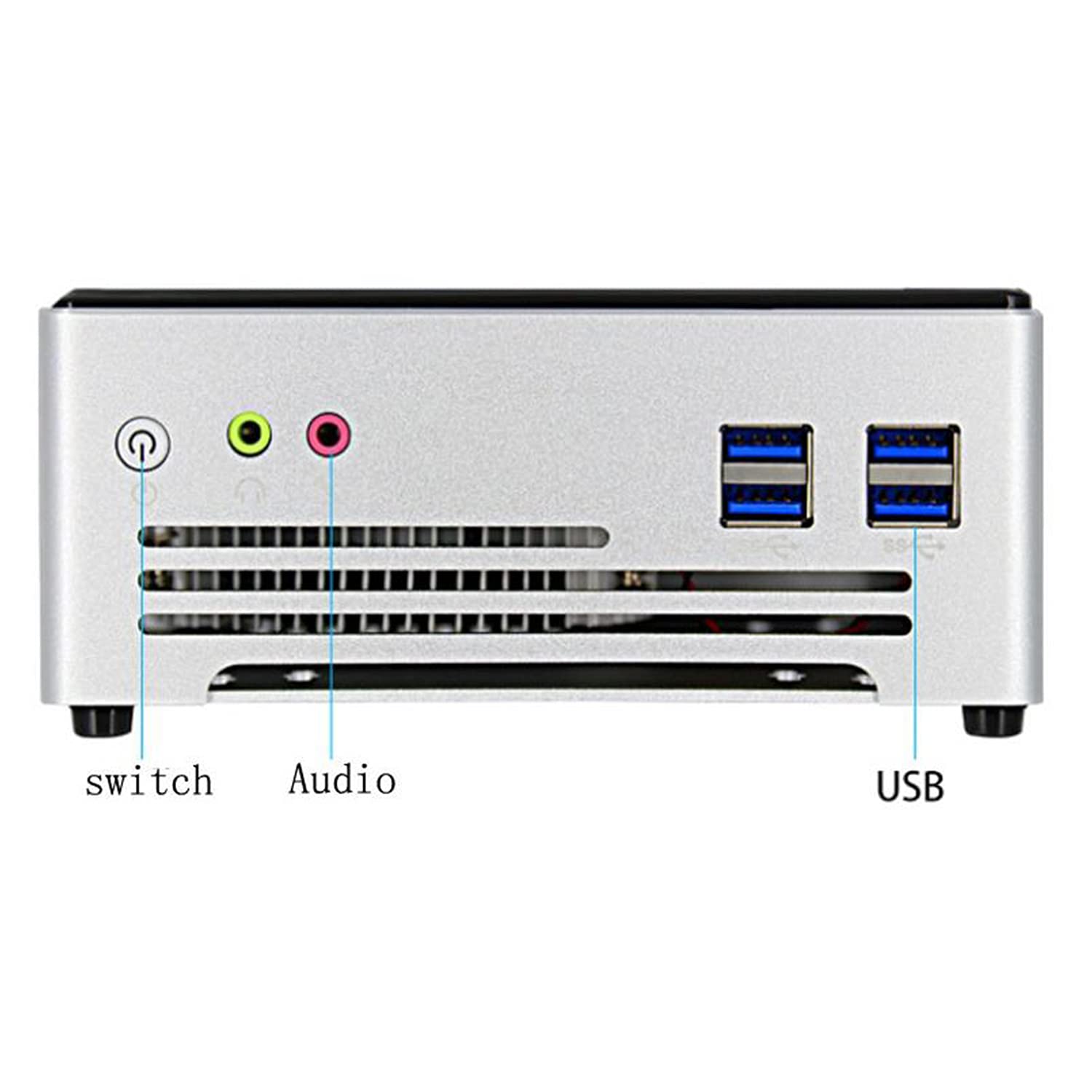 KINGDEL K8 Mini PC i9 9th Gen. i9-9880H Processors 16MB Cache 8 Cores Up to 4.80GHz 16GB DDR4 RAM 512GB SSD Desktop Computer 6xUSB3.0 2xLan