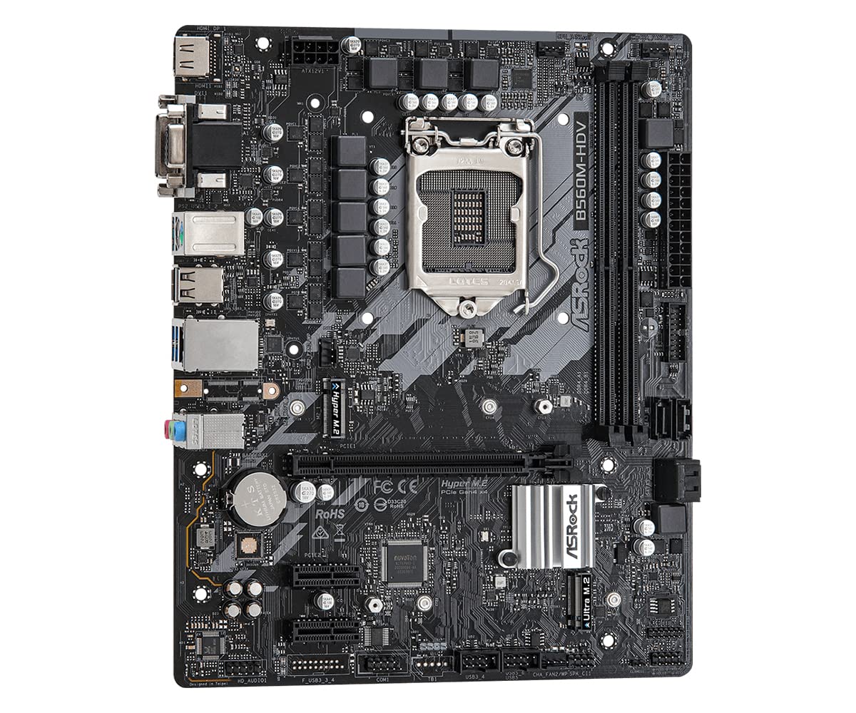 ASROCK B560M-HDV INTEL SOCKET1200 for INTEL 10TH/11TH GEN CORE