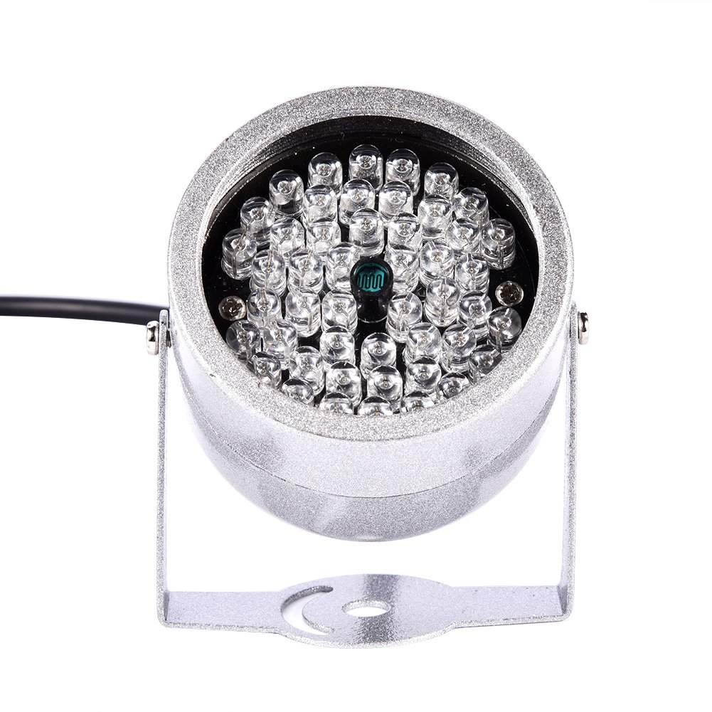 48 LED IR Lights,Intelligent Waterproof Infrared Night Vision Light for Security CCTV Camera,48-LED IR Light for Indoor or Outdoor Lights
