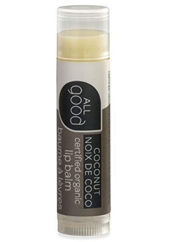 All Good Organic Lip Balm - Hydrating Lip Balm for Soft Smooth Lips with Calendula, Lavender, Olive Oil, Beeswax, Vitamin E & Coconut (3-Pack)