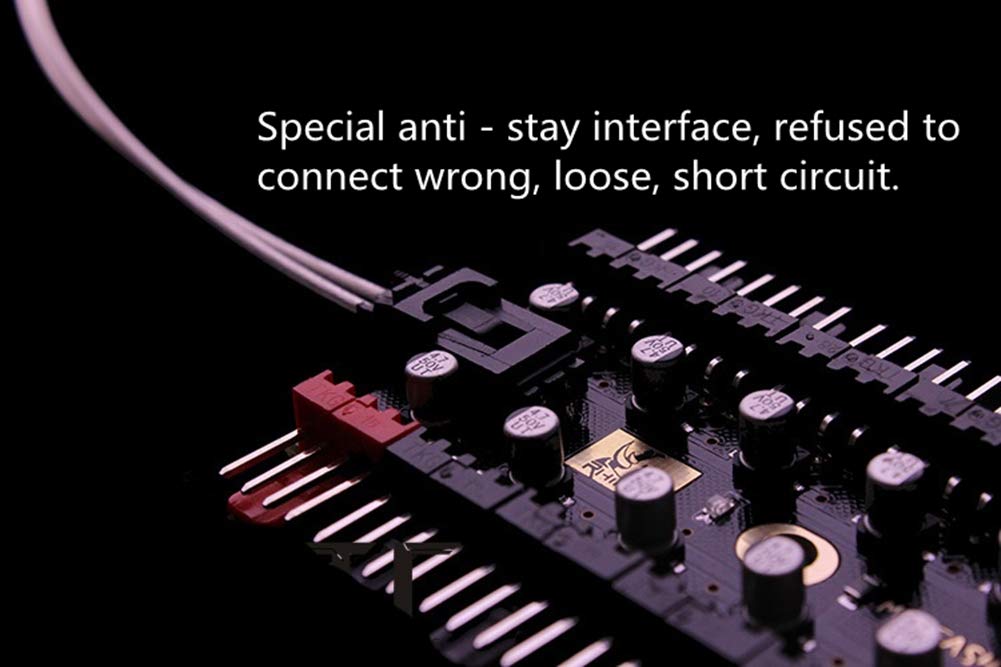 Fan Controller pc Chassis Fan Hub CPU Cooling Fan hub pc 10 Port 12 V SATA to Fan-Header with 4 Pin PWM Controller Corsair Fan Controller