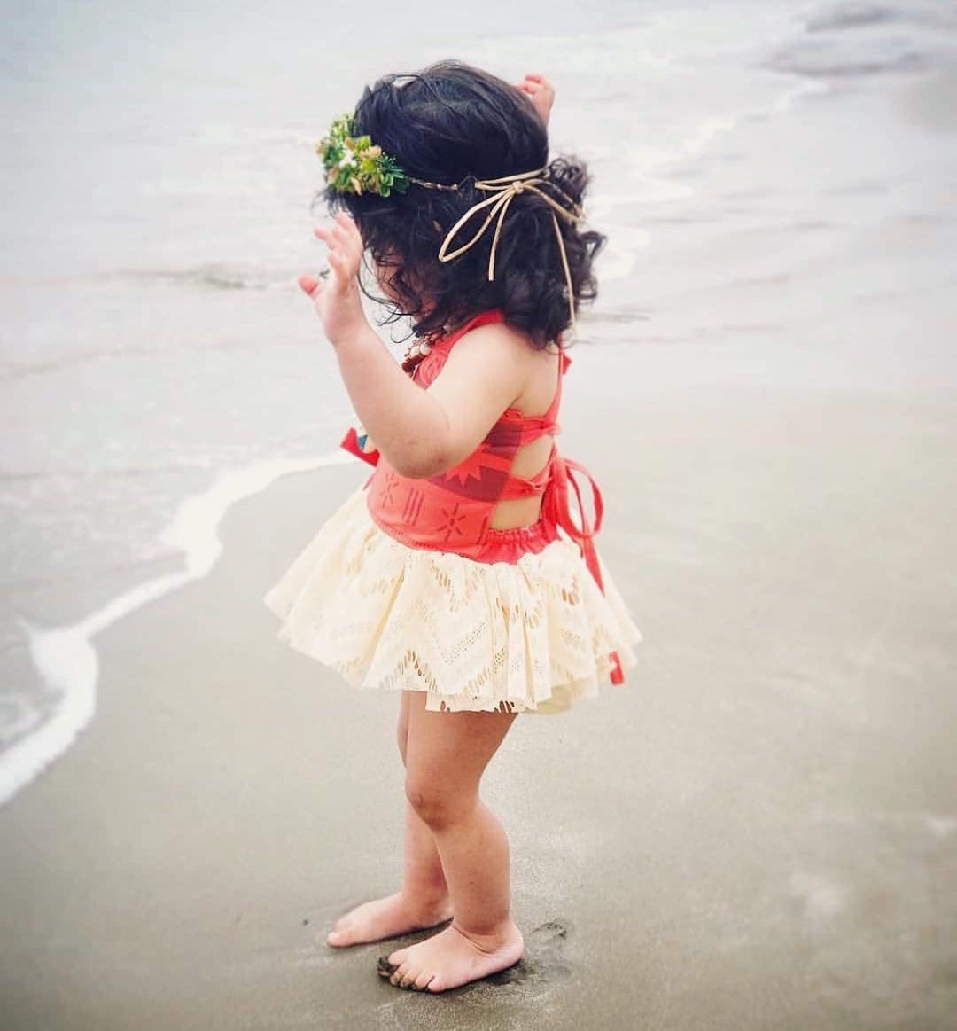 Aalizzwell 2T Toddler Girl Dress Orange