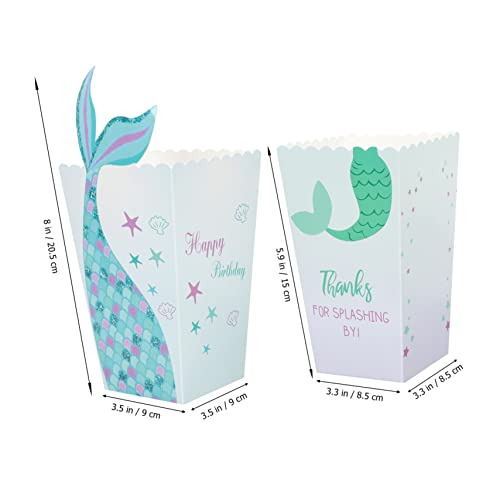 24pcs Popcorn Box Popcorn Box Snack Gift Box Mini Food Containers Disposable Containers Popcorn Holder Candy Table Popcorn Bar Supplies Popcorn Paper Serving Cups Popcorn Bucket