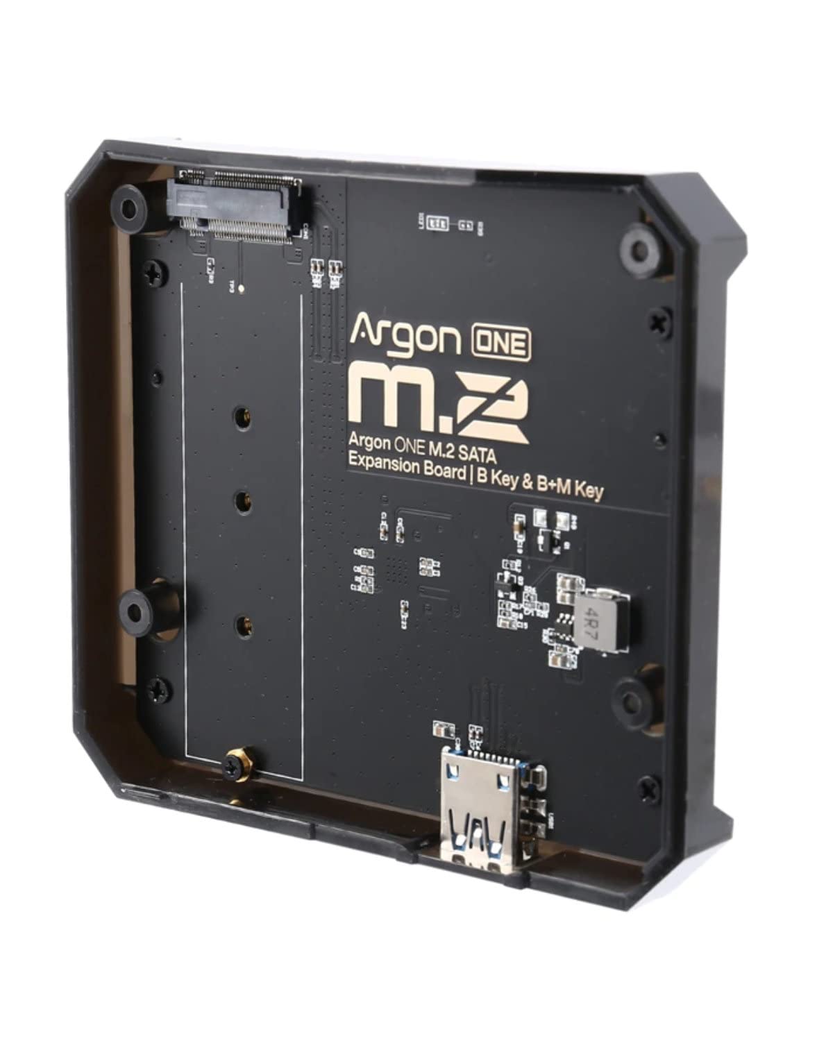 Argon ONE M.2 SATA Expansion Board for Raspberry Pi 4 | Supports B-Keys and B+M Keys | Only Compatible with Argon ONE V2 Cases