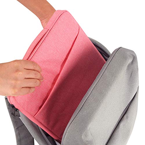 Graphics Drawing Tablet Carrying Case Sleeve for XP-Pen Deco 01 V2, Artist 12 Pro, Huion H610 Pro, Wacom Cintiq Pro 13, VEIKK A30 A50 (Pink)