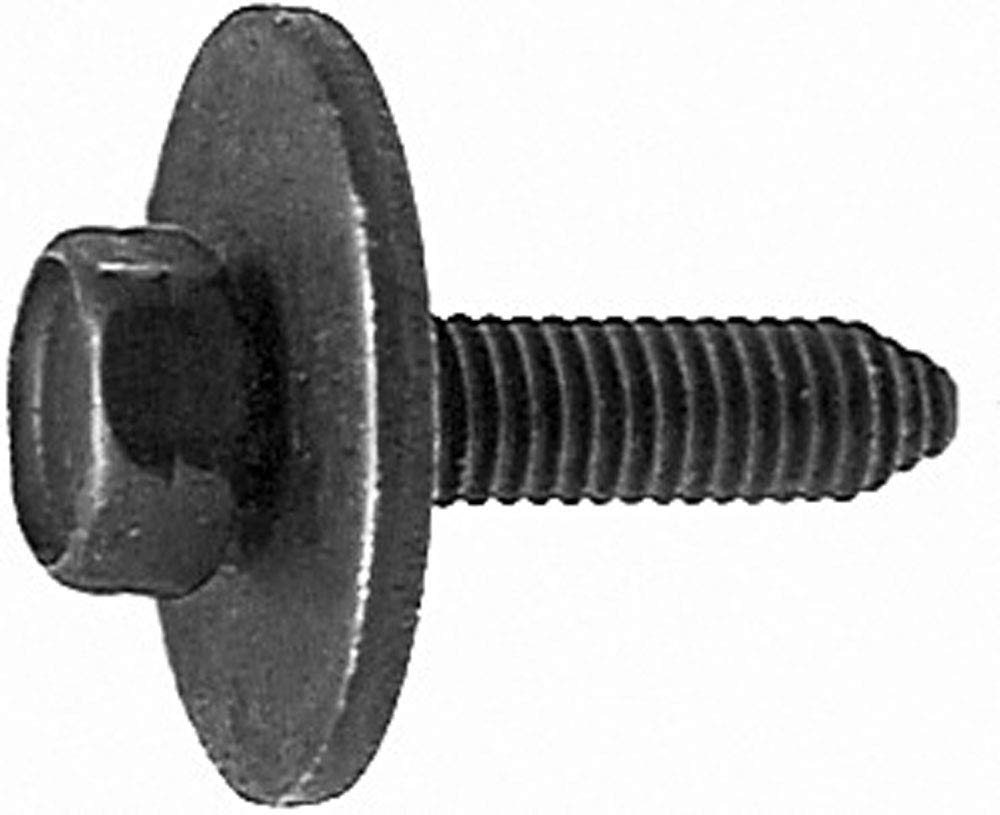 AMZ Clips And Fasteners 25 6-1.0 X 25mm Metric Hex Head Sems Bolts - Type CA