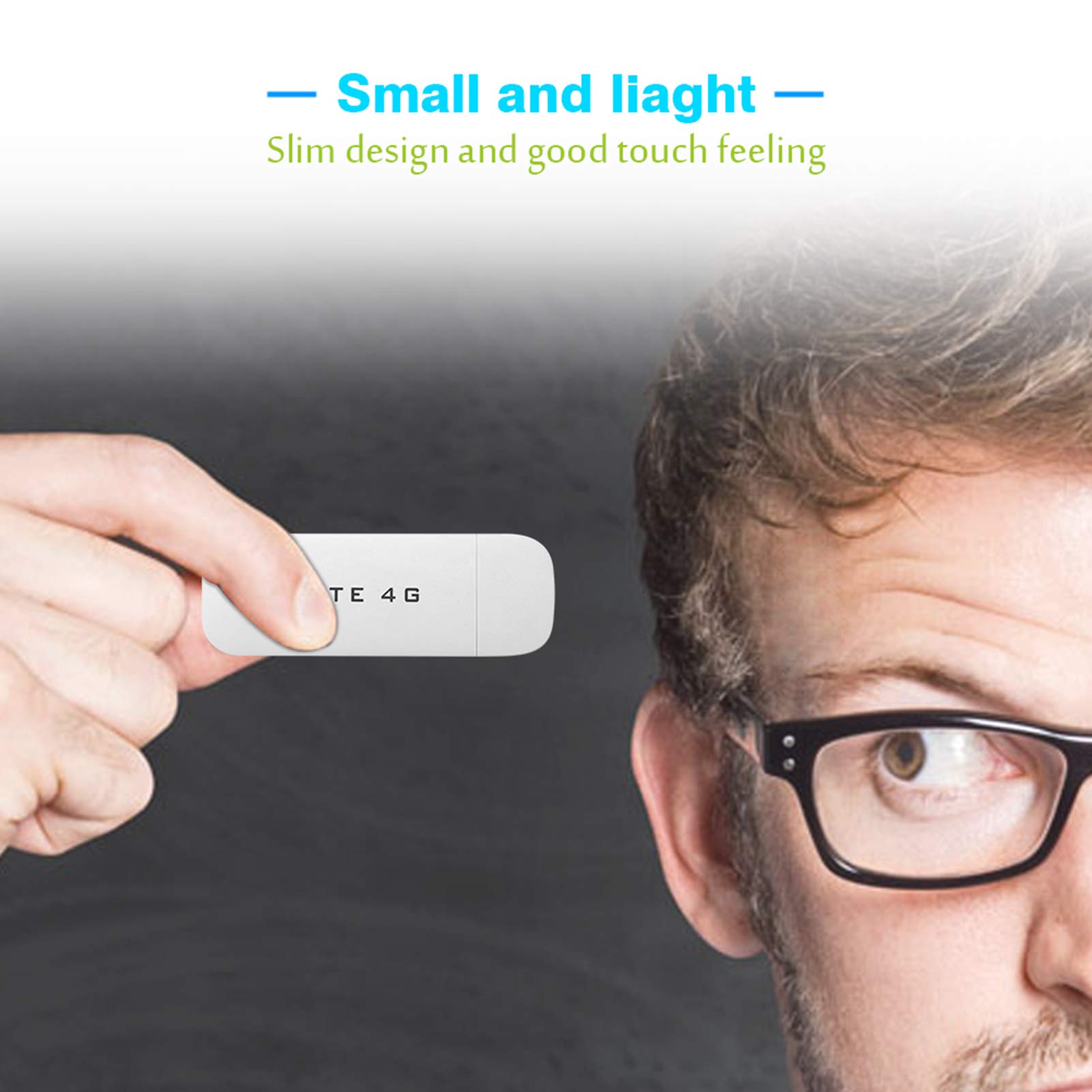 4G LTE USB Network Adapter, Hotspot Router Modem Stick, Plug and Play, Hotspot Sharing Function, Small Memory Expansion()