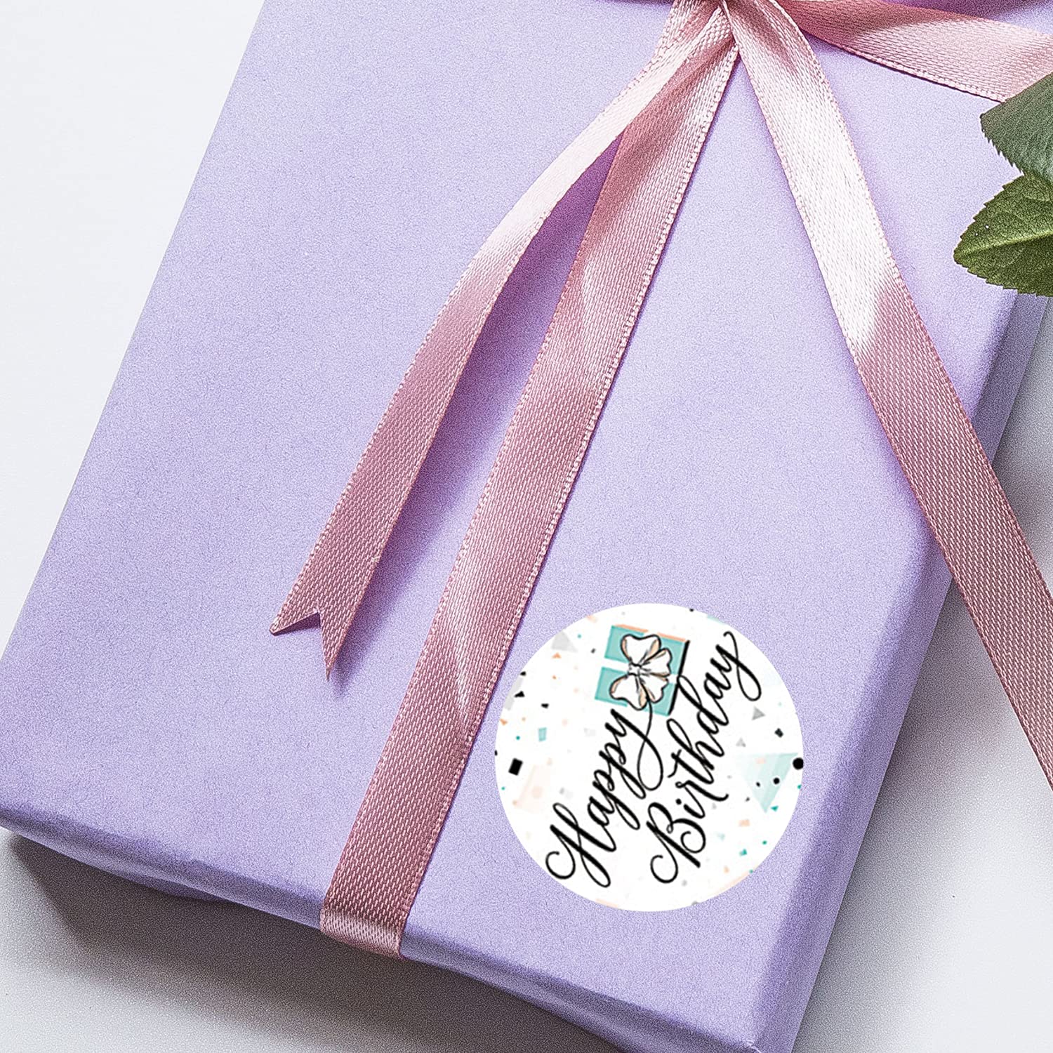 Almiao Happy Birthday Stickers Label, 1.5 Inches 500PCs Round Happy Birthday Stickers Roll