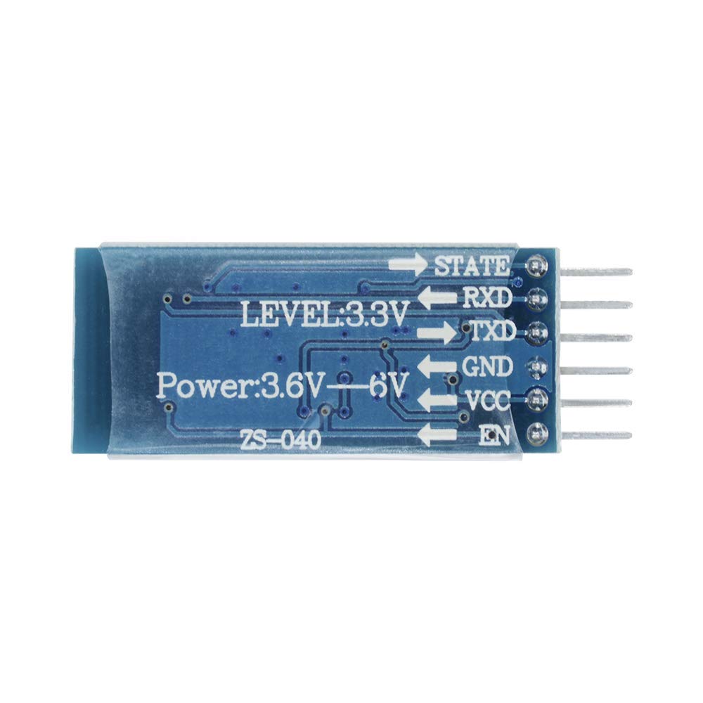 2-Pack HC-05 Board,Aideepen HC05 Pass-Through Module Slave and Master 6 Pin Serial Communication