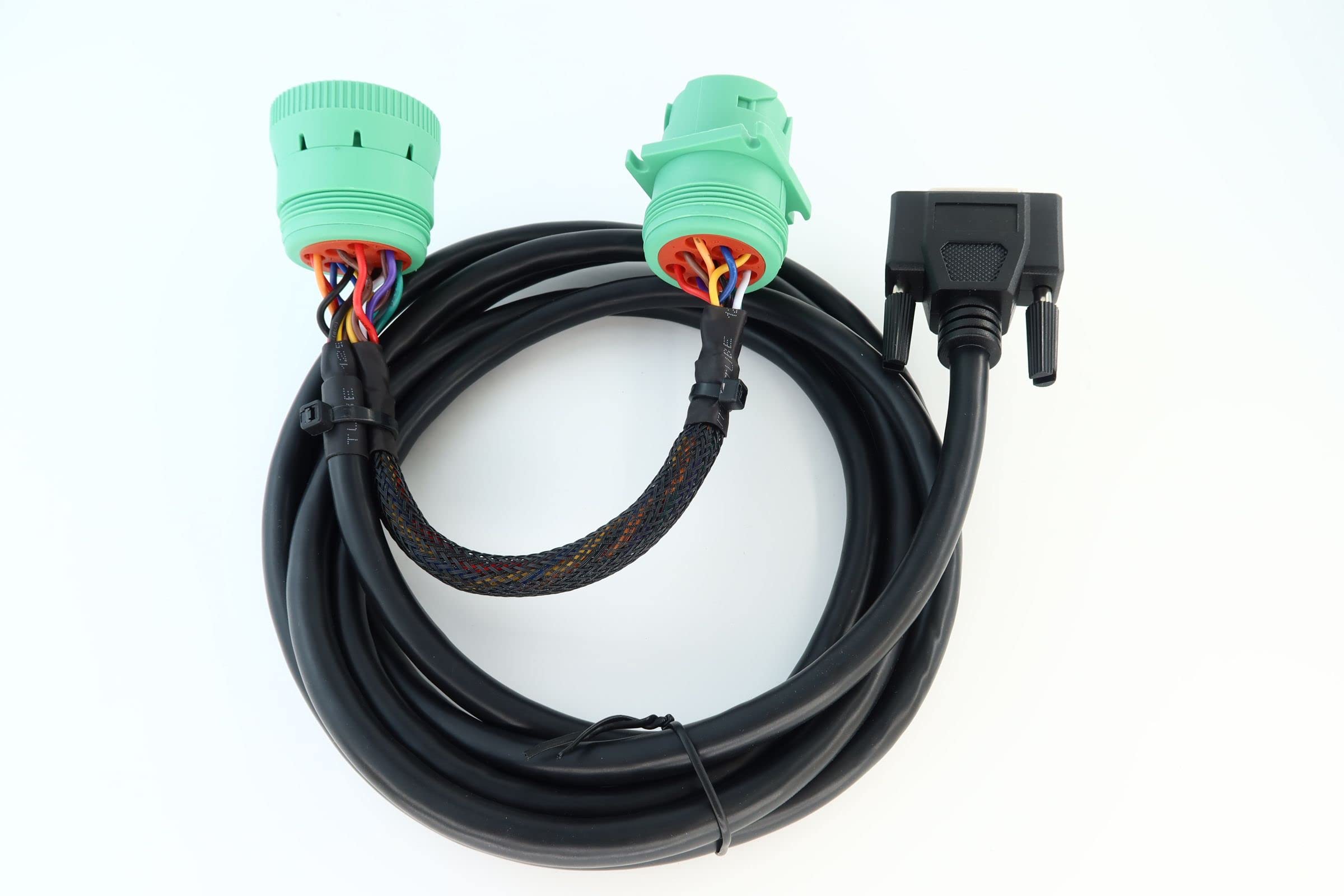 ARTECKIN j1939 Male to J1939 Female to DB15 Female Splitter Cable for Truck ELD Device