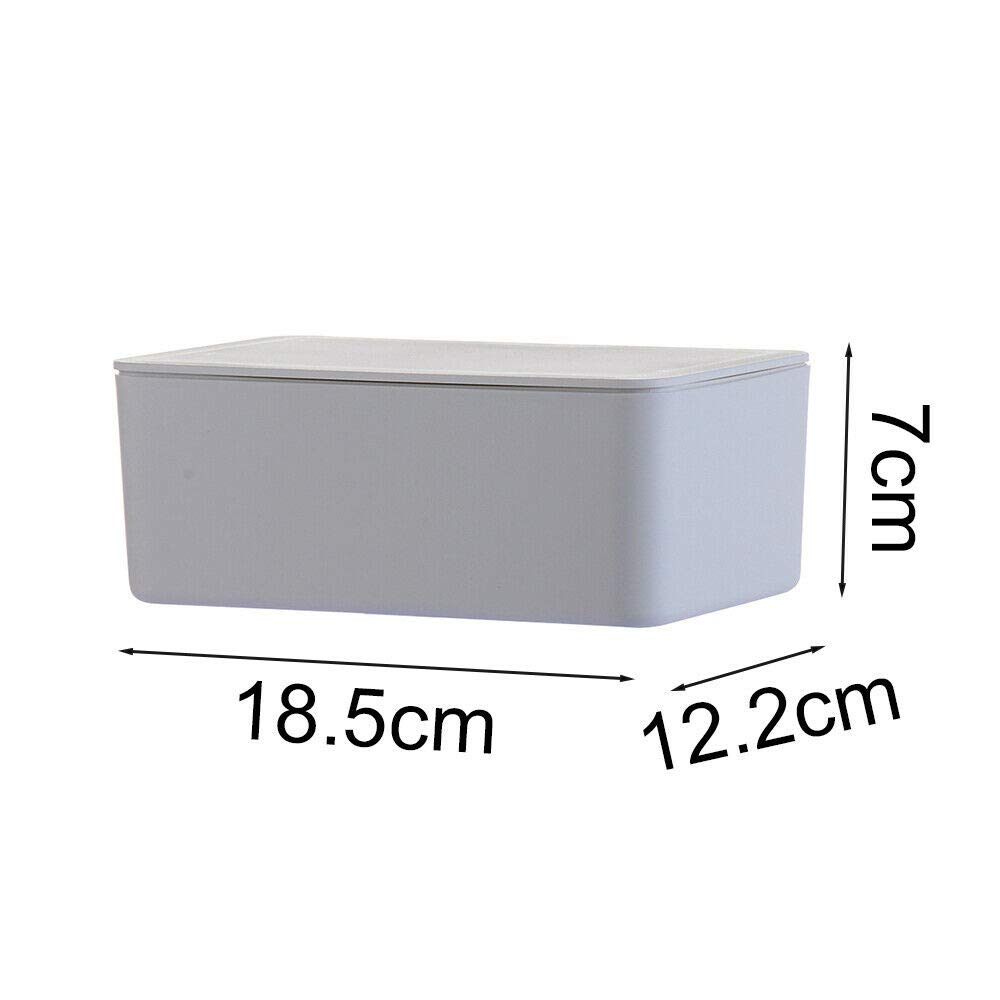 XUSHAN Baby Wipes Dispenser, Container for Wipes, Wet Wipes Box with Sealed Lid, Diaper Storage Case, Toilet Tissue Dispenser Box(White(1 PC))