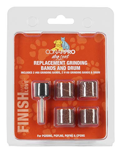 CONAIRPROPET Nail Grinder Replacement Grinder Attachments Compatible with PGFLNG and PGFNG