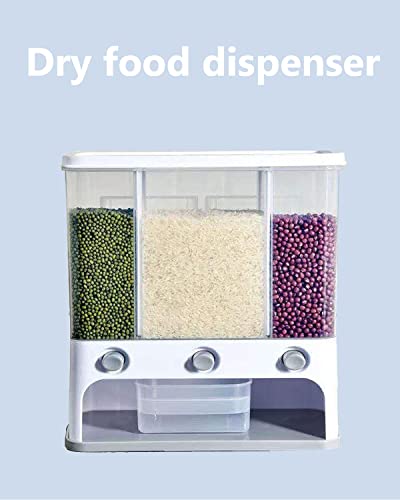 176 Oz Wall Mounted Laundry Detergent Dispenser for Laundry Room Storage, 3-Grid Softener Beads Dispenser, Suitable for Beads, Scent Boosters, Dry Washing Powder