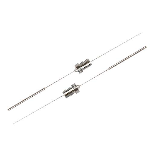 5Pcs Stainless Steel Cleaning Needle 0.15mm 0.2mm 0.25mm 0.3mm 0.35mm 0.4mm Part Drill for V6 Nozzle 3D Printers Parts liuqiangmeiguo (Size : 0.2mm)