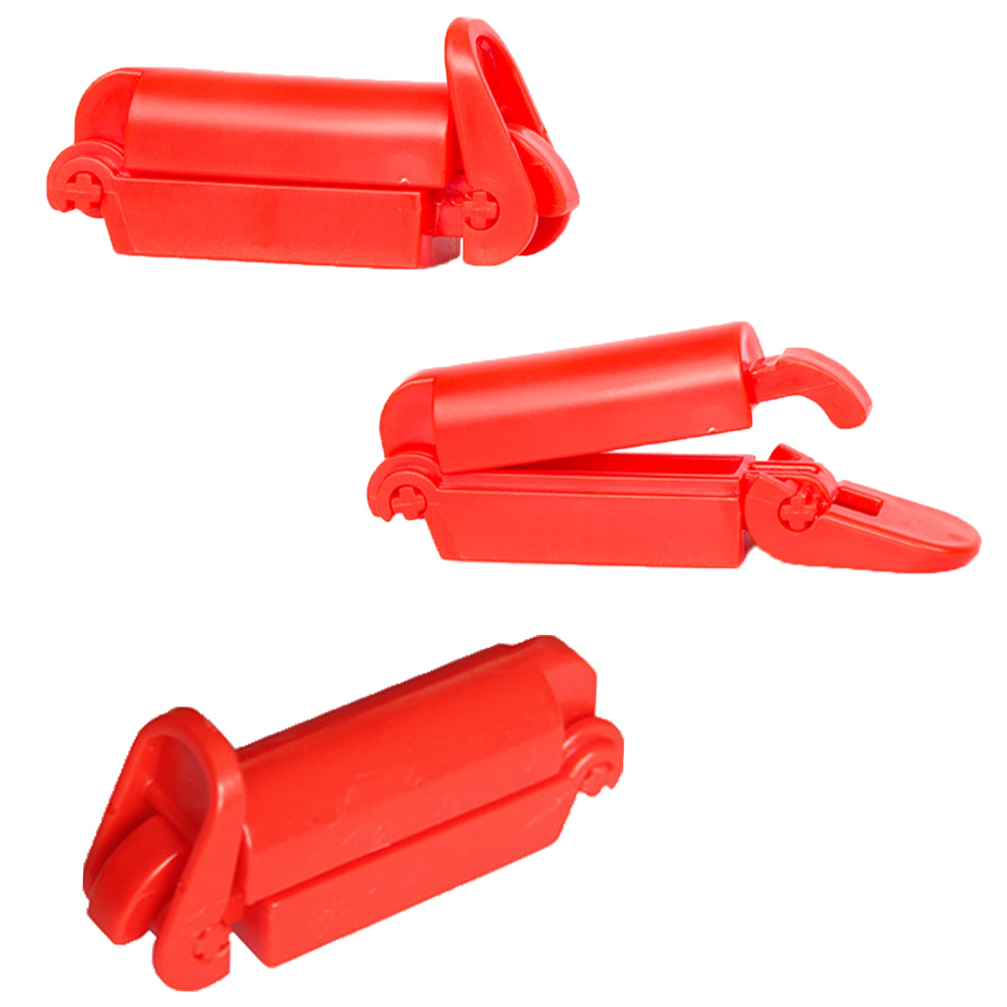 2 Pack Red Seat Safety Belt Clip Buckle for Baby Safety Universal Replacement for Baby and Kids Trend, Adjustable Guard