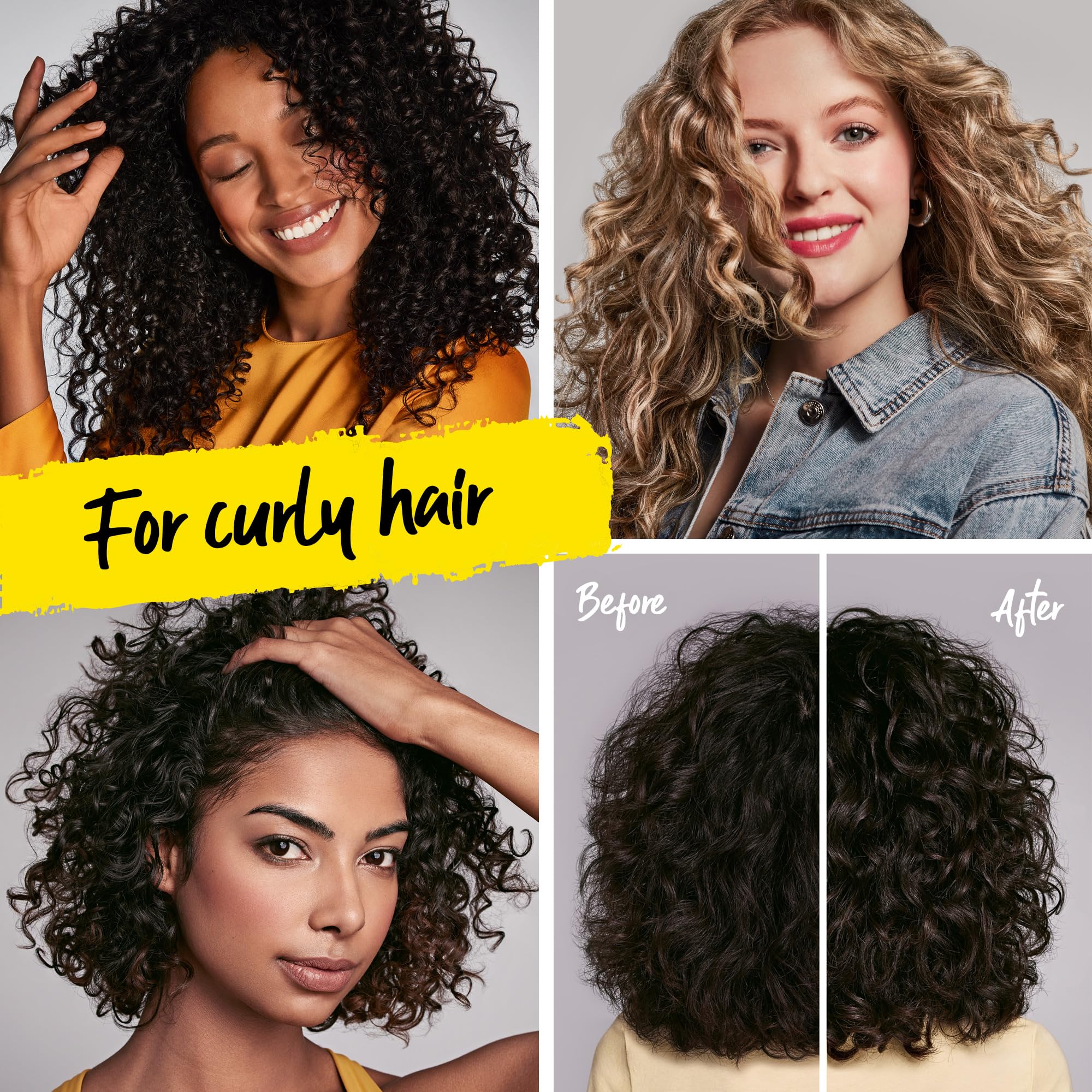Marc Anthony Amplifier Curl Cream, Strictly Curls - Lightweight Styling Cream for Wavy & Curly Hair with Avocado Oil & Shea Butter - Moisturizing, Detangling & Anti-Frizz for Curl Definition - 5 Oz