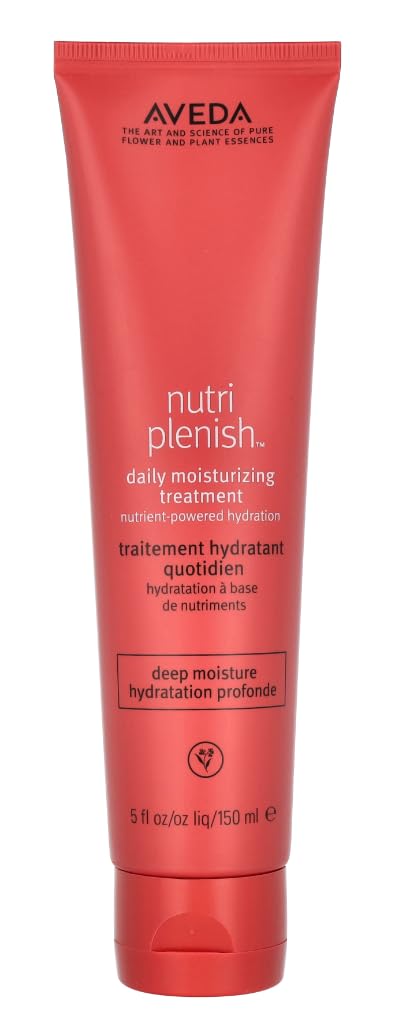 Aveda Nutriplenish Daily Moisturizing Treatment | Leave-In Treatment for Dry Hair | Heat Protection | Organic Pomegranate Oil, Coconut Oil, Mango Butter | 99% Naturally Derived*, 5 Fl Oz