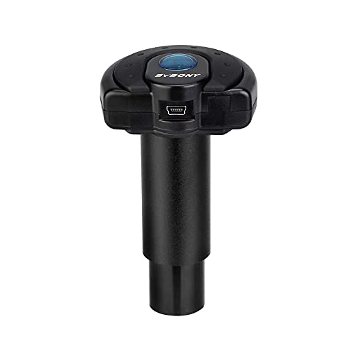 SVBONY SV189 Microscope Digital Camera, 1.3 Million Pixel USB2.0 Microscope Accessories, Suitable for Microscope Color Photography and Video