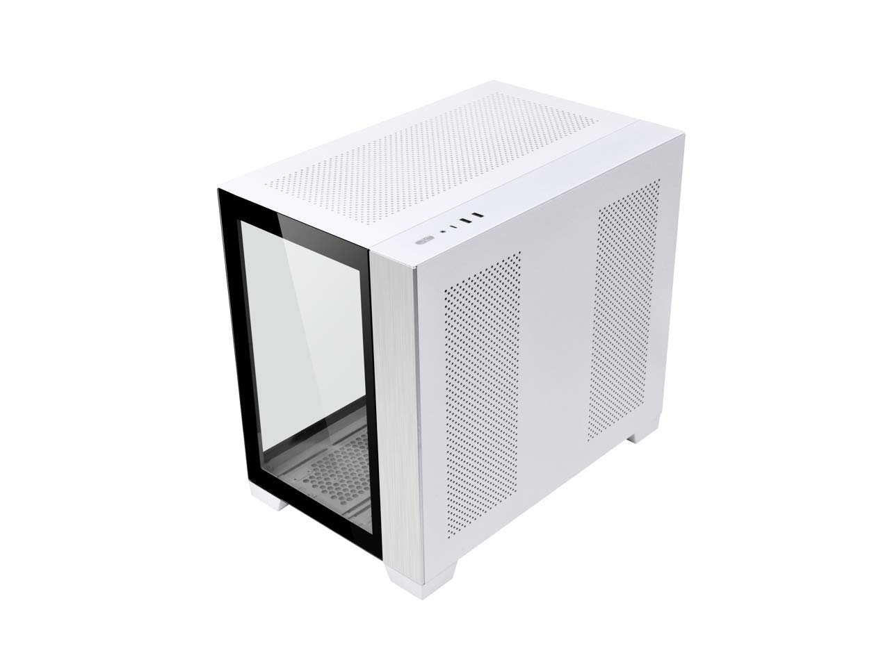 Lian Li Case O11D Mini - W Mid - Tower White 2 x 2.5 2 x 3.5 ATX - Micro - ATX - Mini - ITX Retail