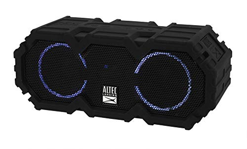 Altec Lansing LifeJacket 3 - Waterproof Bluetooth Speaker, Wireless & Portable Speaker for Travel & Outdoor Use, 30 Hour Playtime & 50 Foot Range, Black