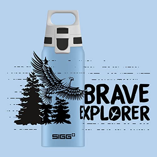 SIGG - Kids Water Bottle - WMB ONE Eagle - Leakproof - Lightweight - BPA Free - Sports & Bike - 20 Oz