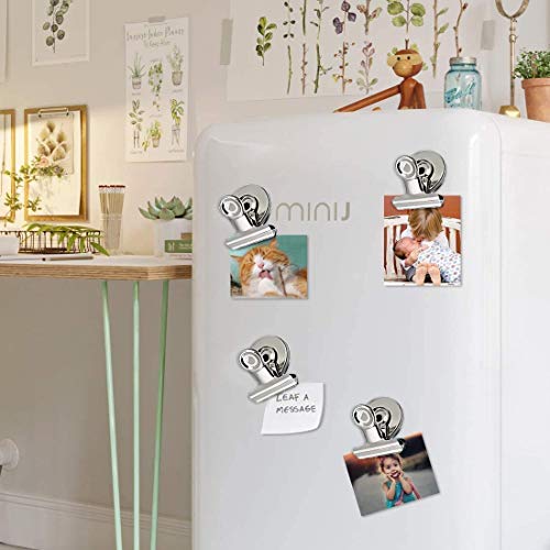 50Pack Fridge Magnets Refrigerator Magnets Magnetic Clips with Black Flannelette for Scratch Safe - Perfect Office Magnets,Photo Magnets