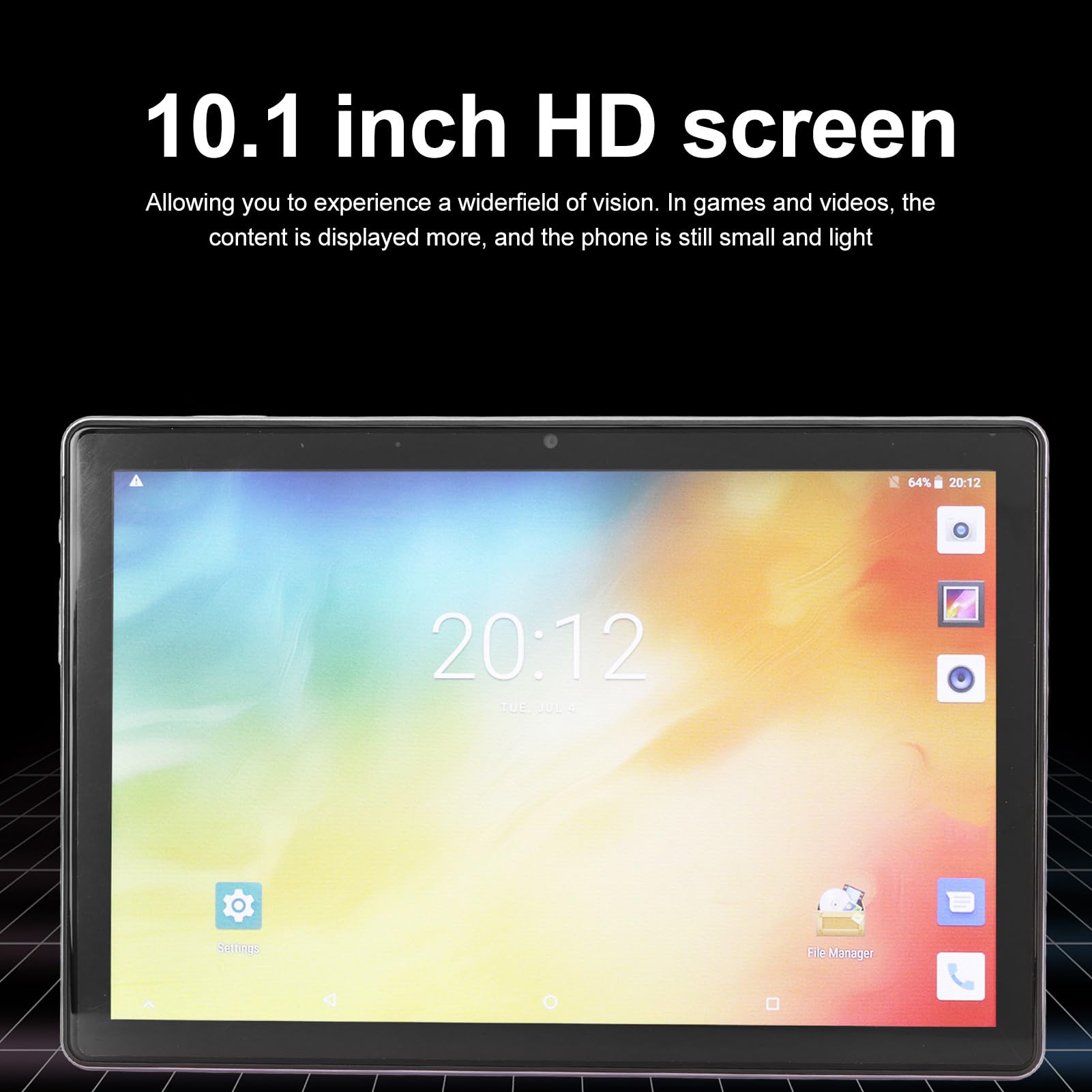 10.1in Tablet withKeyboard & Mouse, 12G RAM, 256GB ROM, 4G 5G WiFi, 10 Core Processor, HD Display, Perfect for Office and Entertainment (#3)