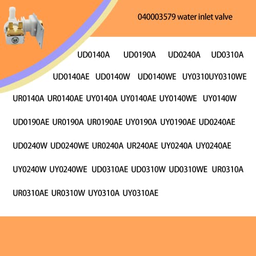 2023 Upgrade 040003579 33129042 Ice Machine Water Inlet Valve Assembly(OEM)115/120V 60Hz 5W For Manitowoc Ice Machine Parts 2-Year Warranty