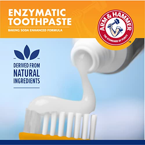 Arm & Hammer for Pets Dog Dental Care Fresh Breath Kit for Dogs | Includes Arm & Hammer Baking Soda Dog Toothpaste and Dog Toothbrush | Dog Plaque Removal Kit