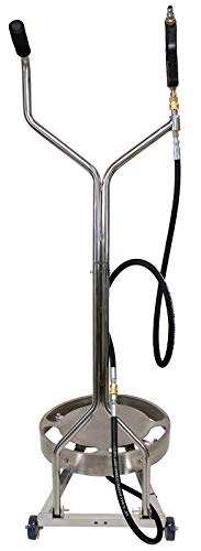 Steel Dragon Tools® 20" Stainless Steel Undercarriage Cleaner with Trigger-Lock Gun for Hot Cold Water Pressure Washer Under Car Chassis Cleaner