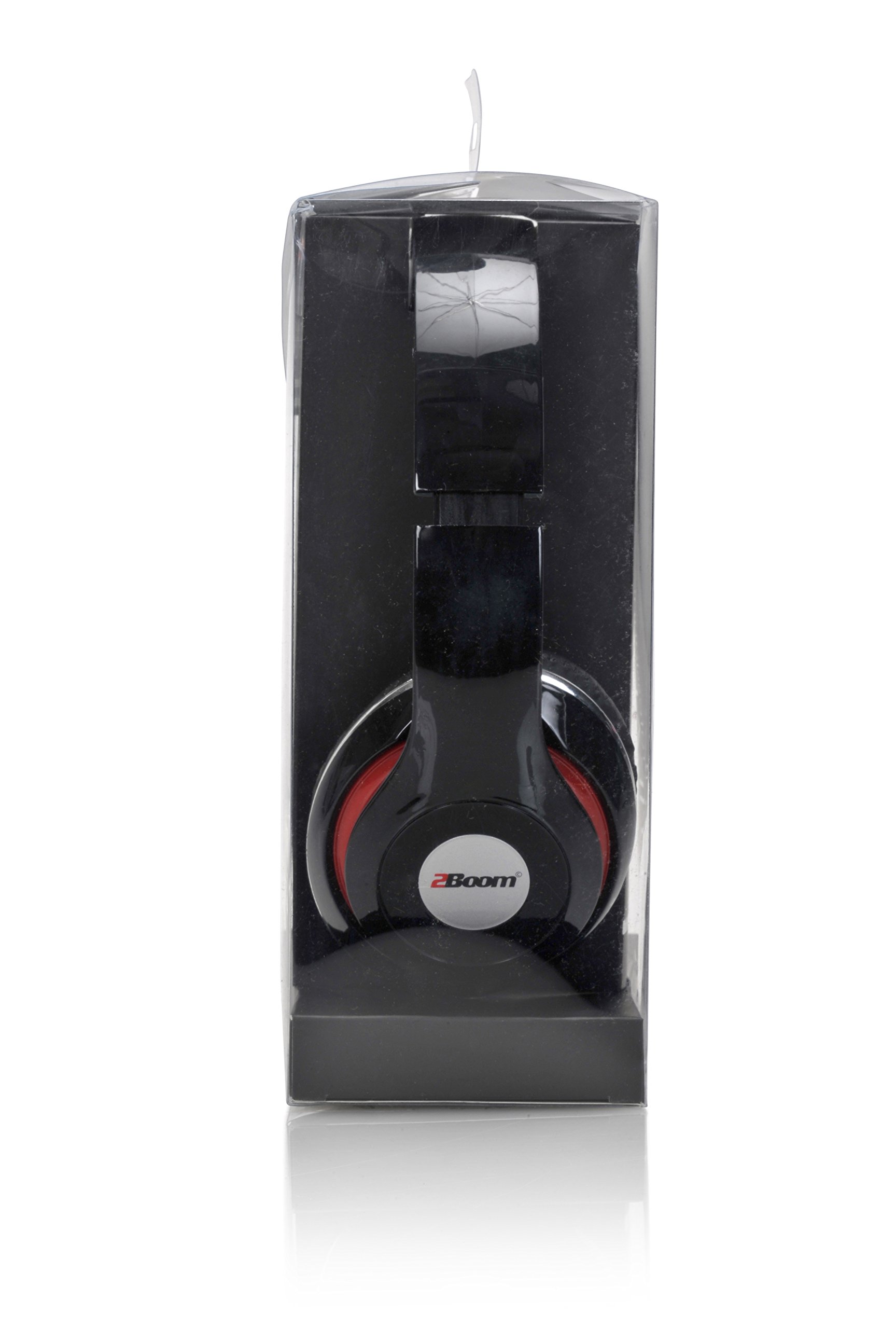 2BOOM MIXX Professional Over Ear Studio Foldable Digital Stereo Bass Wired Headphone Black