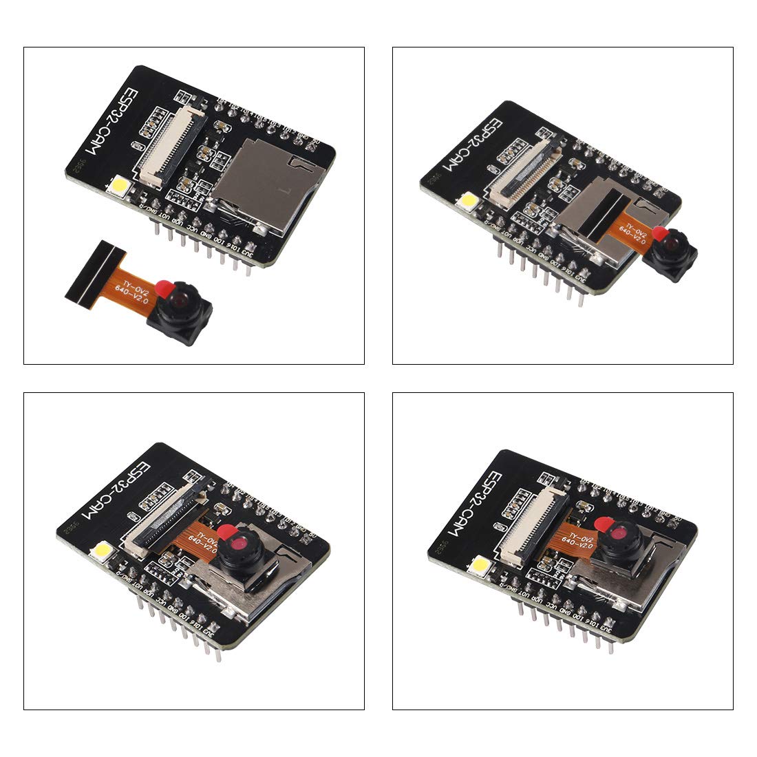 Aokin ESP32-CAM Camera Module, ESP32 Development Board WiFi and Bluetooth with OV2640 2MP Camera for Arduino, 1 Pcs