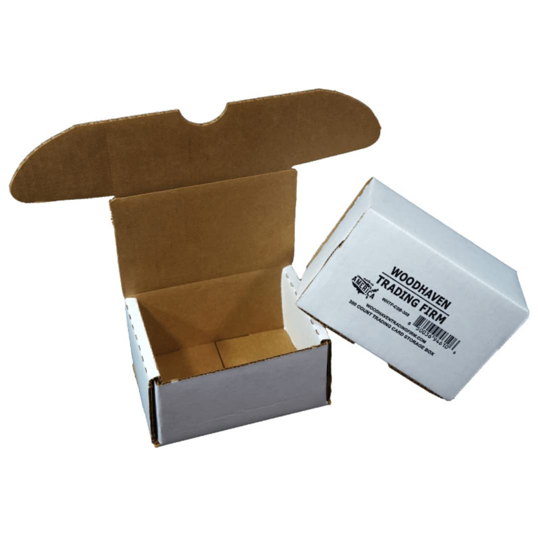 10-Pack β’ 300-count Hidden-Tuck β’ Woodhaven Trading Firm Brand Trading/Gaming Card Storage Box