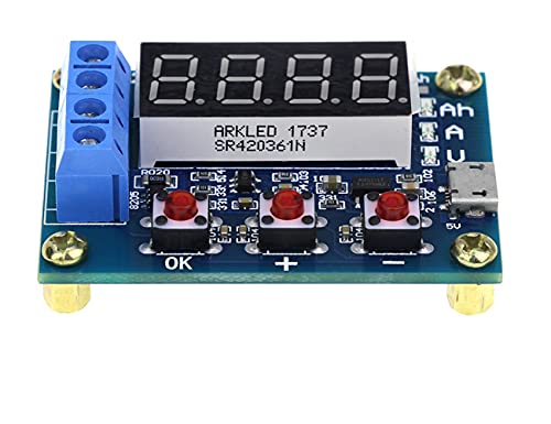QIAONAI sh84 1.2v 12v Zb2l3 18650 Li-ion Lithium Battery Capacity Tester + Lead-Acid Resistance Battery Capacity Discharge Meter Tester Integrated Circuit