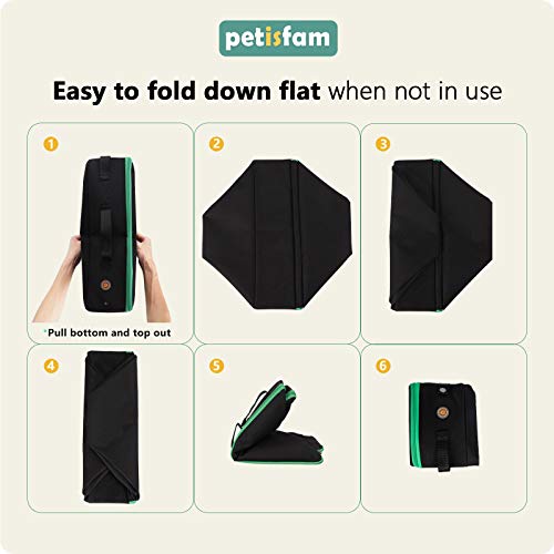 Portable Cat Travel Litter Box with Zipped Lid, No Leakage, No Smell, Easy to Carry, Easy to Use in Hotels, Car