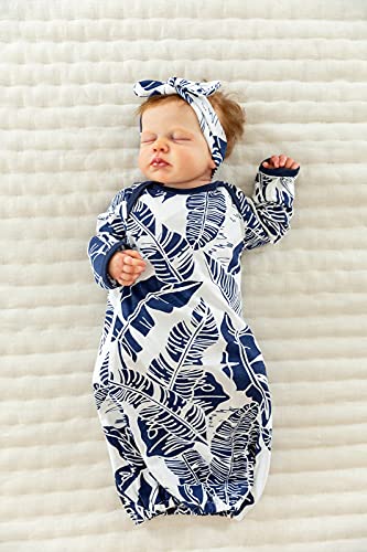 Baby Be Mine Mommy & Me Delivery Robe with matching Baby Receiving Gown & Hat Set (L/XL pre pregnancy 12-18, Serra)