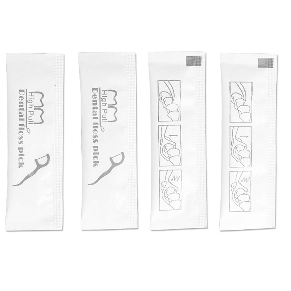 50 Count,Individually Wrapped Micro Dental Floss (100 Pcs)