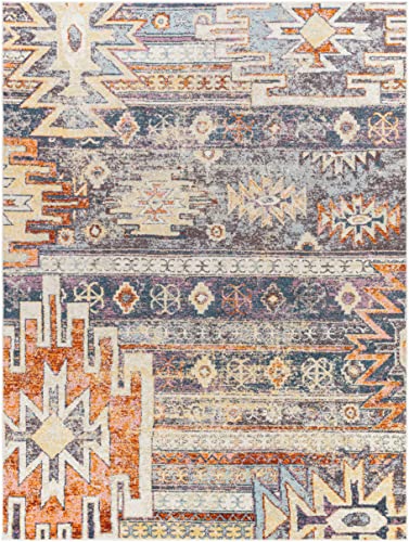 Artistic Weavers Ashens Rustic Area Rug,7'10" x 10'3",Denim