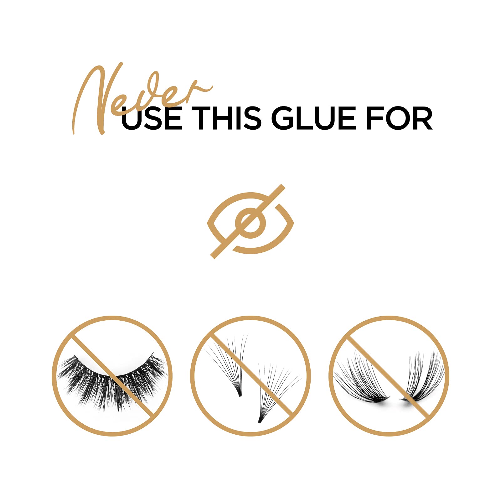 LASHVIEW Eyelash Extension Glue,Lash Extension Glue,Precise Drop Technology Glue,Accurate 0.03ml Per Drop,Maximum Bonding Power,1 Sec Dry Time,Long-Lasting Time,10ml