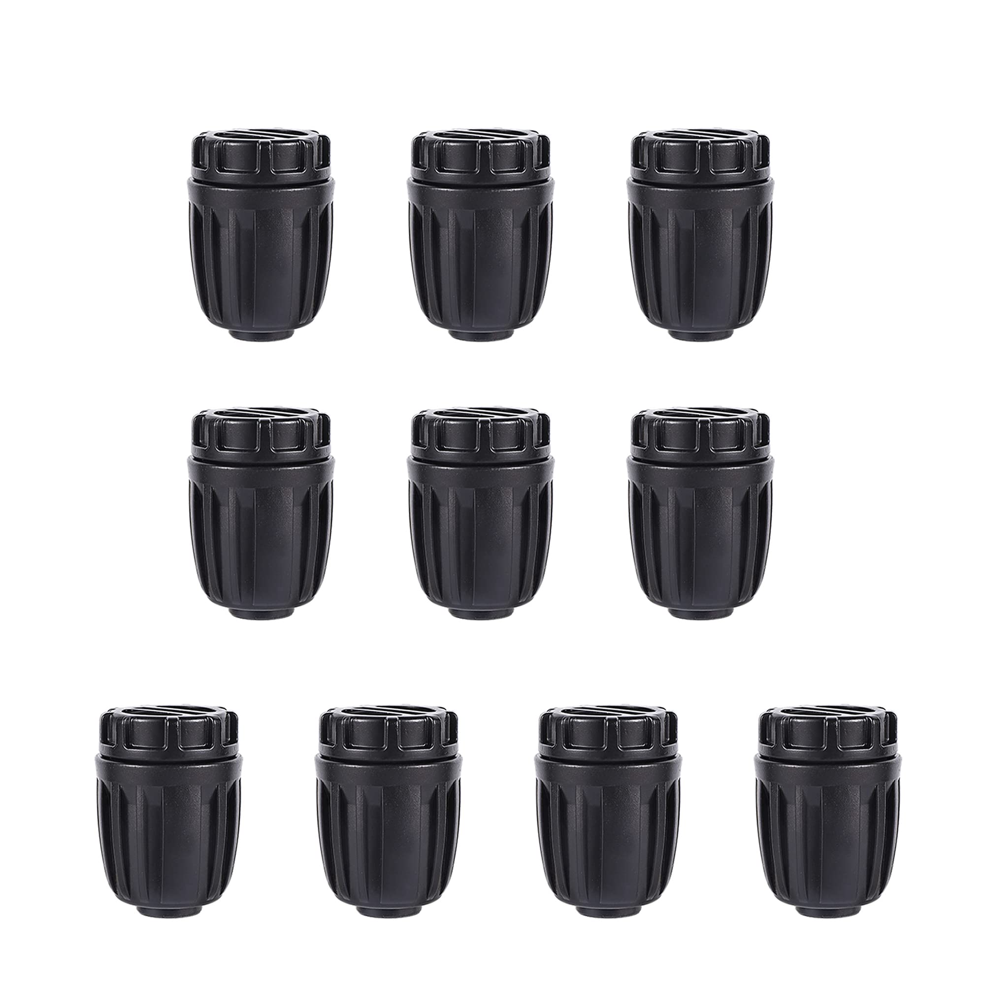 1/2 inch Irrigation Fittings End Plugs For (1/2" ID x0.6-0.63" OD) 16mm Drip Tubing Connectors-10 Pcs/pack