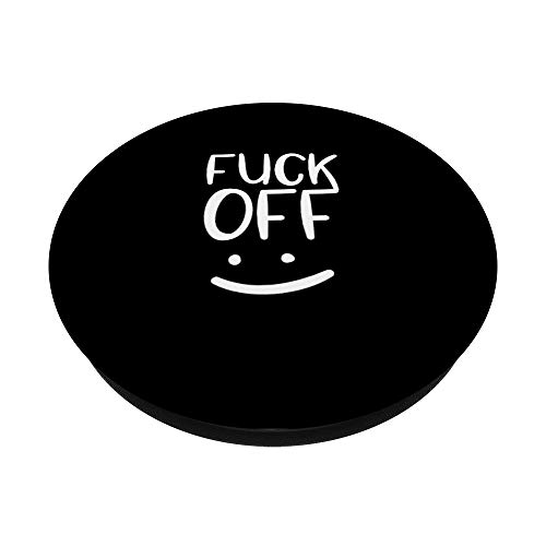 Cute Inappropriate Swear Word Fuck Off PopSockets PopGrip: Swappable Grip for Phones & Tablets