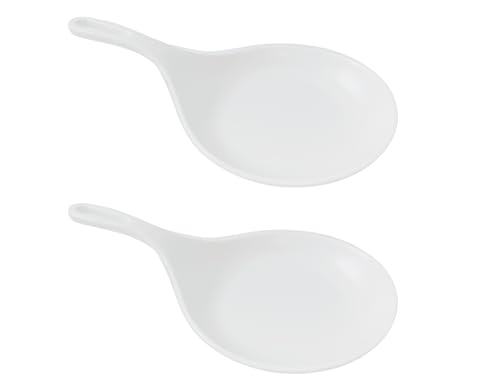 2 Handheld Plates Korean BBQ & Hot Pot Plates, Boki Plate, Mukbang Plate, Plates With Handles, Spoon Plate, Buffet Restaurant Sushi Pasta Catering Appetizer Serving Plate (Melamine)