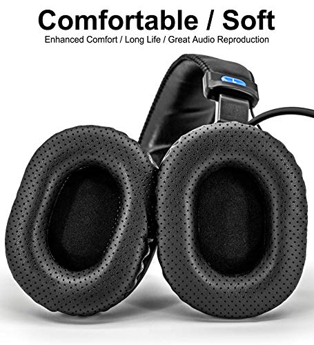 Earpads for MDR 7506 /V6/CD900ST | Ear Pads with Enhanced Memory Foam | Also Fits ATH-M50x/M50/M40x | Perforated