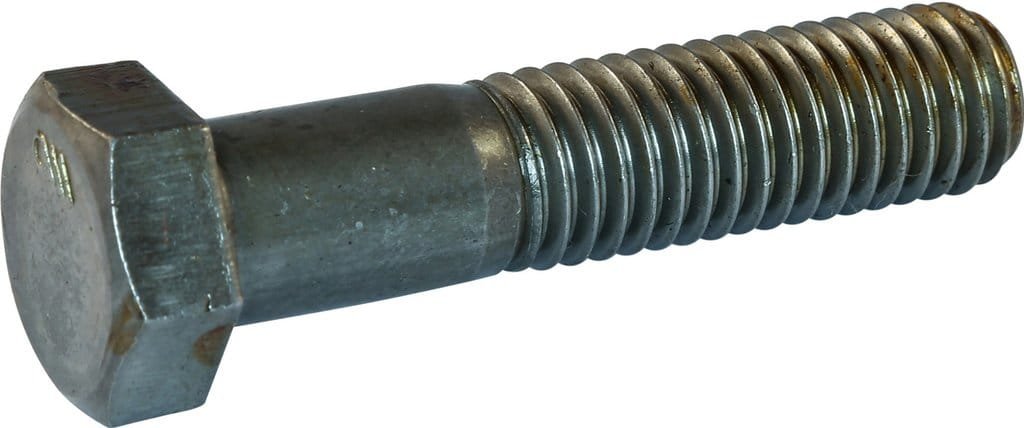 1/2-13 x 3 1/2 Hex Cap Screws Grade 2 Steel, Plain (Quantity: 150 pcs) Coarse Thread, Partially Threaded