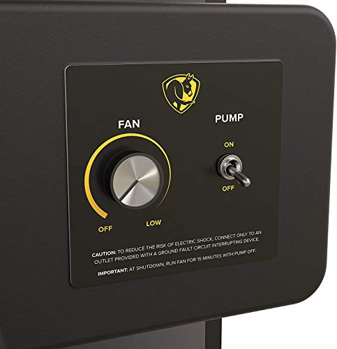 Big Ass Fans Cool-Space 400 Portable Evaporative Cooler, 36 Inch Diameter Fan, Indoor or Outdoor Use, Continuous or Fillable (46 Gallon Capacity), Variable Speed