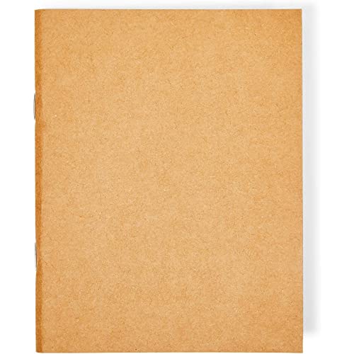 24 Pack Blank Journals Bulk Set, Small Kraft Paper Notebooks, Sketchbooks for Kids, Students to Write Stories (4x6 in)