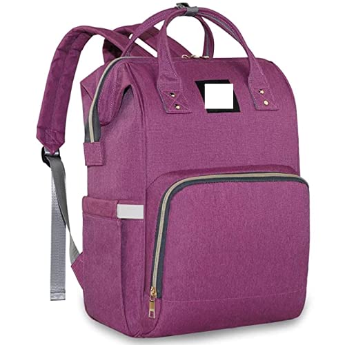 Diaper Bag Backpack Bag Baby Bags for Mom and Dad Maternity Diaper Bag with USB Charging Port Stroller Straps Thermal Pockets,Water Resistant